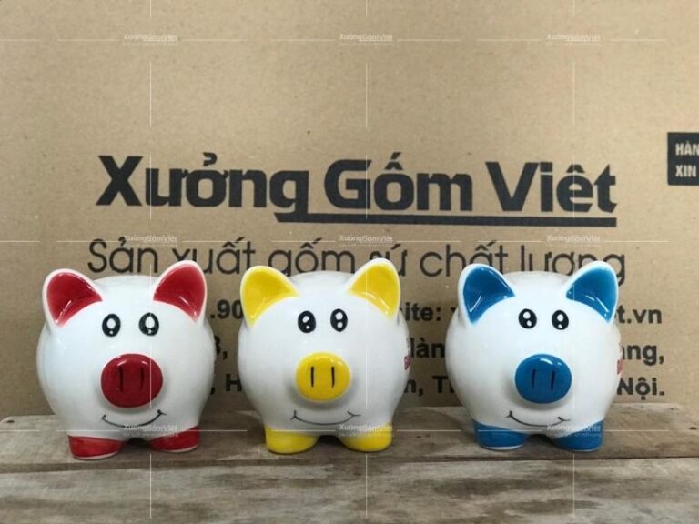 Xưởng sản xuất, cung cấp heo đất, ống tiết kiệm in logo [GIÁ TỐT]