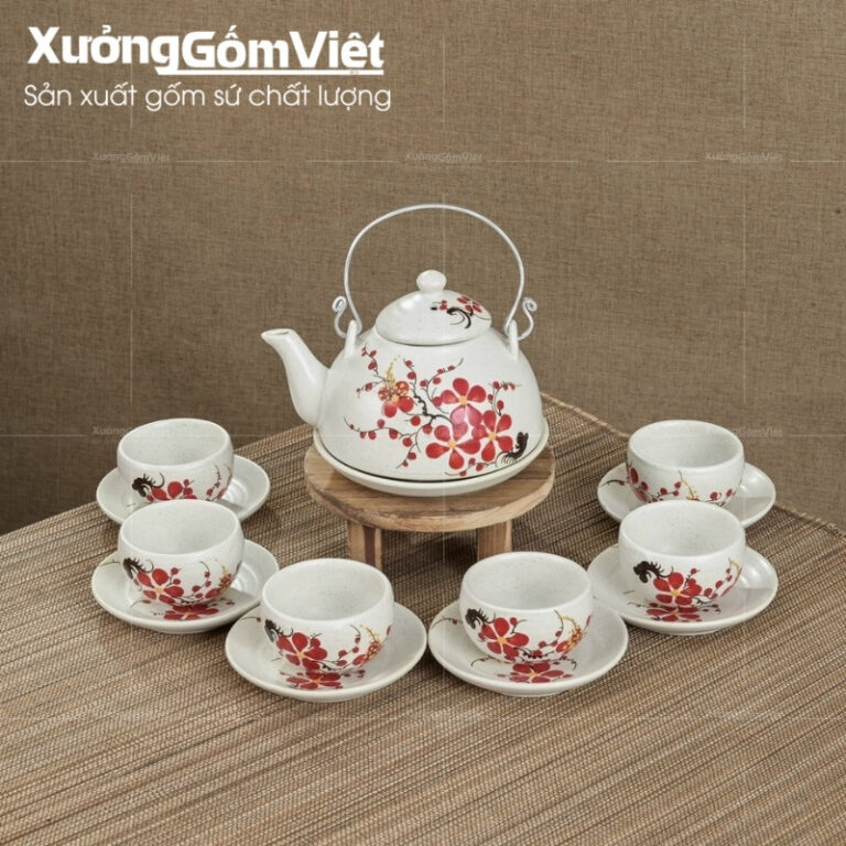 200+ Mẫu ấm chén quà tặng Đại Hội Đảng giá rẻ dưới 300K